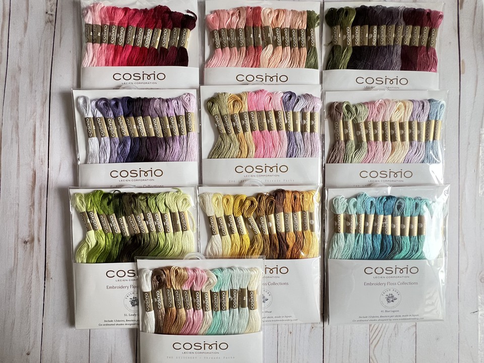 Cosmo embroidery floss pack (12 skein per pack) | eBay