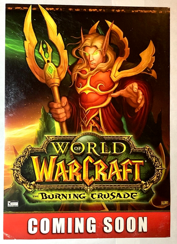 World of Warcraft Burning Crusade Wow Store Display Poster Promo 28"x ...