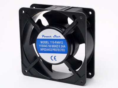 Power Star Fan Axial 115V 4.5 Inch 120x38mm Metal Case Casing 110V 120V ...