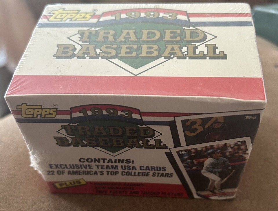 1993 Topps Traded MLB Baseball Card Complete Set Factory Sealed ...