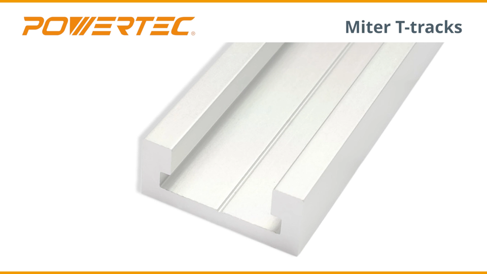 POWERTEC Aluminum Miter T-Bar, 48-Inch (71146) | eBay