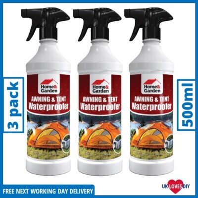 3 x Spray Waterproofing For Wet Weather Clothing Waterproofer Tent ...