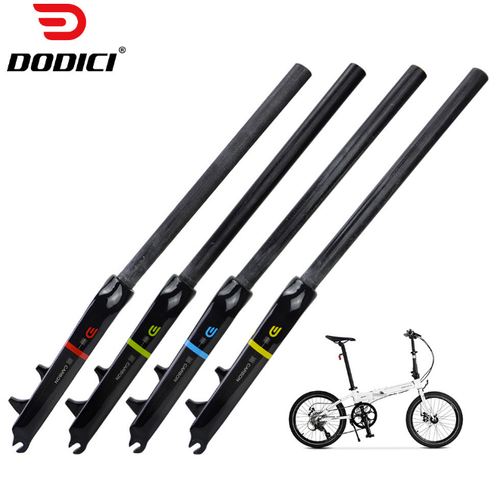 DODICI Carbon Fiber Fork 20" BMX Folding Road Bike Fork Bicycle Rigid ...