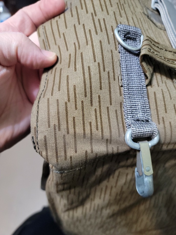 NOS East German NVA DDR Military Rain Camo Strichtarn pack w/ Straps ...