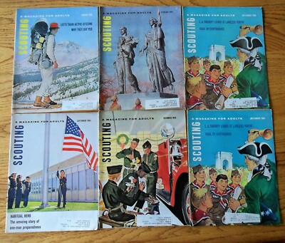 July Sept Dec 1964 Jan Feb 1965 Scouting Magazines 6 Issues All Good ...