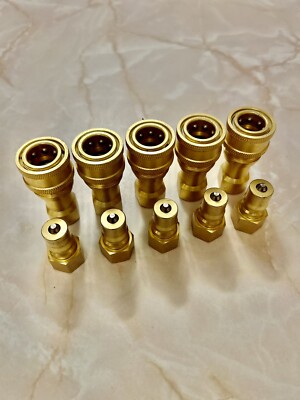 1/4" Quick Connect / Disconnect for Carpet Cleaning Male & Female Set ...