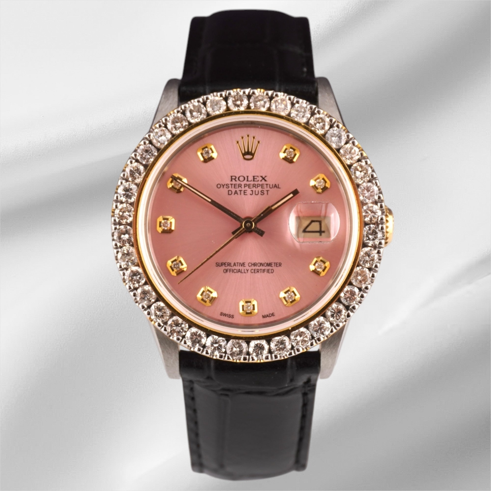 Rolex Datejust 36mm 2-Tone 2.25ct Pink Diamonds Dial … - Gem