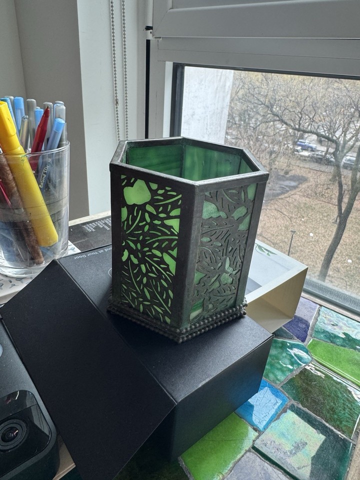 Tiffany Studios Or Other 20th Century Maker desk pen holder Unsigned | eBay