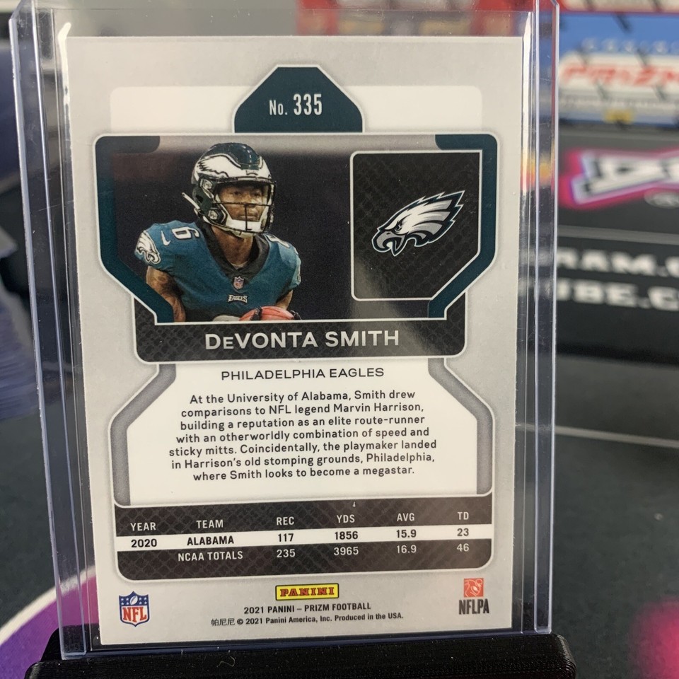 Devonta Smith 2021 Prizm Rookie Card RC #335 Eagles M478 | eBay