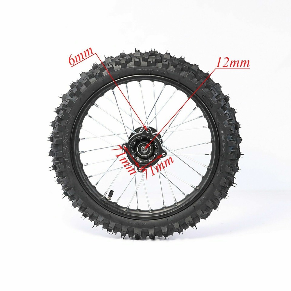 KLX110 KX65 CRF50 XR Pit Bike Rear Swing Arm Front Forks 14" + 12 ...