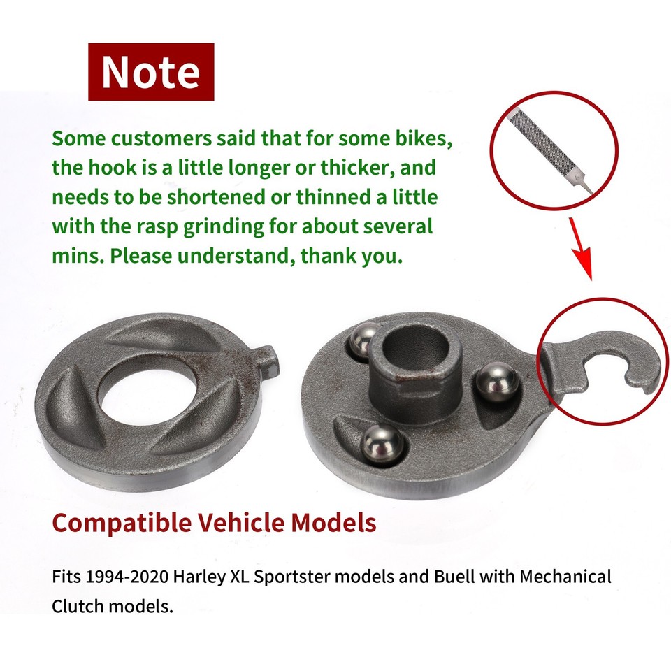 Sportster Power Clutch Ramp Easy Lever Pull Clutch for 1994-2020 Harley ...