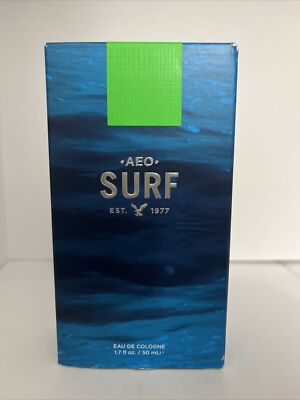 AEO American Eagle SURF Eau De Cologne - 1.7 Fl Oz / 50 mL BNIB Rare ...