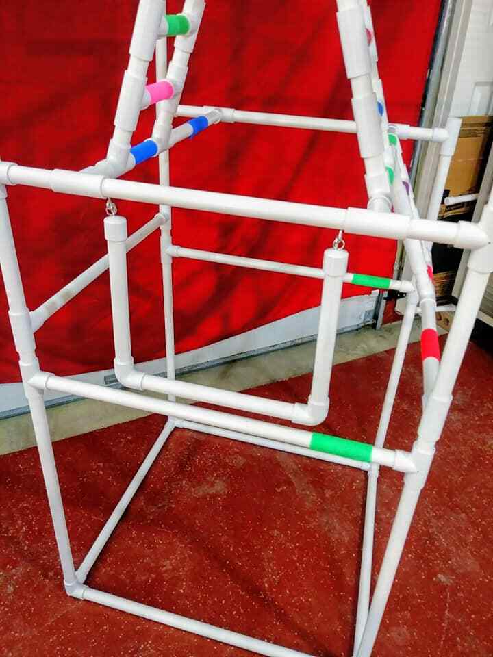 PVC Parrot Play Stand - Our LARGER FLOOR PERCH **FREE SHIPPING** Birds ...