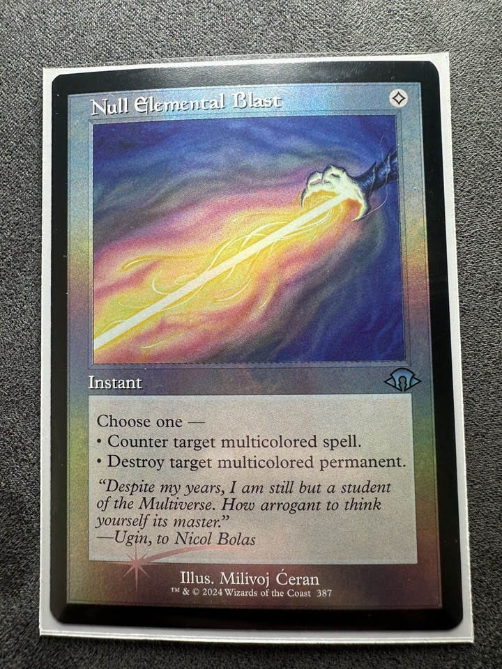 Null Elemental Blast - Foil Modern Horizons 3 MTG | eBay