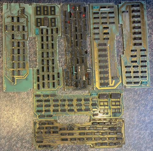 2.38lbs 1970s Gold-Plated Partially Depopulated HP Boards Scrap Gold ...