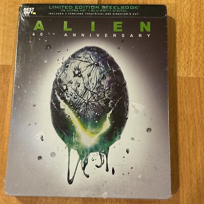 Alien (4K Ultra HD Blu-ray, 1979, Steelbook, 40th Anniversary ...