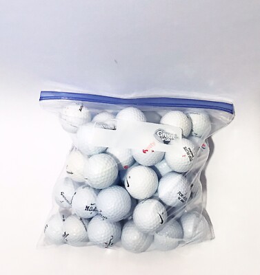 50 Miscellaneous Practice Golf Balls Intech Titliest Callaway Nitro ...