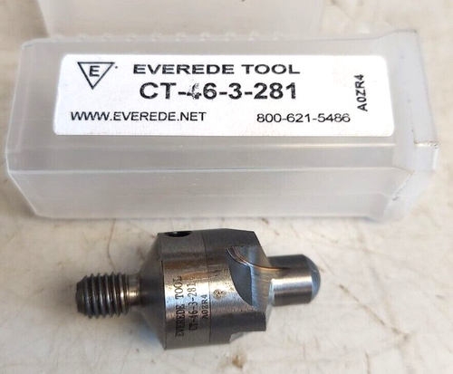 Everede Tool CT-46-3-281 Carbide Threaded Shank Countersink | eBay