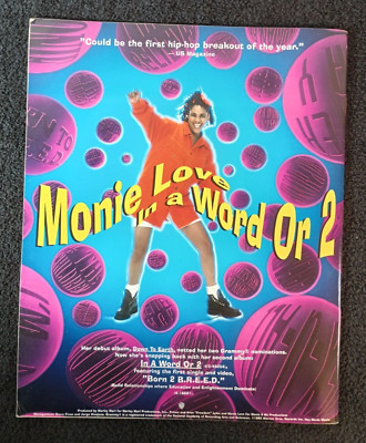 MONIE LOVE debut album ORIGINAL (UNFRAMED) 1993 magazine PROMO AD | eBay