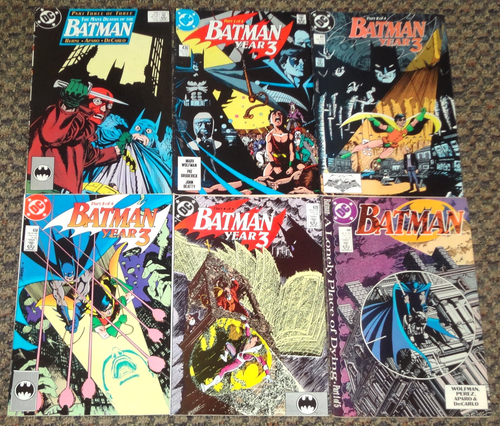 1989 DC COMICS BATMAN #435 436 437 438 439 440 FN-VF YEAR 3 1ST TIM ...