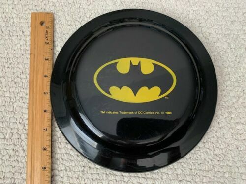 BATMAN VINTAGE BLACK FRISBEE FROM 1989 NICE CONDITION AWESOME+RARE | eBay