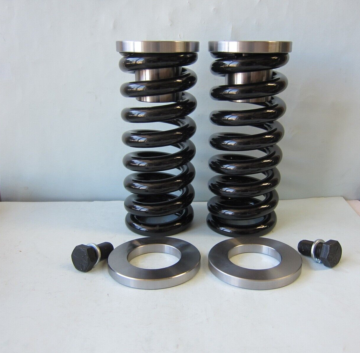 Lowrider Hydraulics Mini/Euro coils, 6.5" long, flat edges, cups ...
