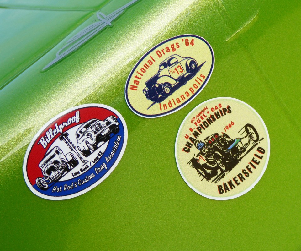 RC 18th 1/18 SCALE HOT ROD DRAGSTER RAT rod stickers decals HPI mini ...