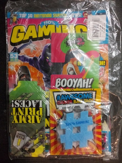 110 Percent Gaming Magazine Issue 63 Factory Packaged W/ 4 Gifts Inside ...