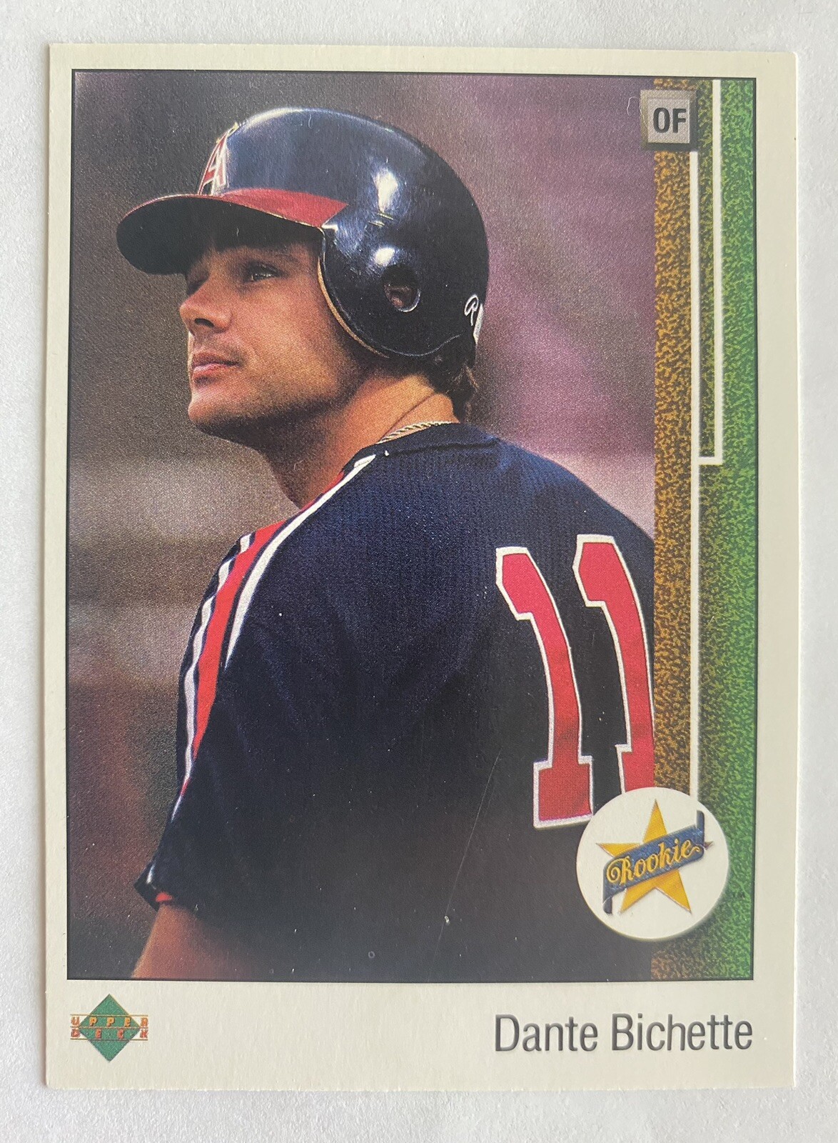 1989 Upper Deck Dante Bichette #24 Rookie Baseball Card RC California ...