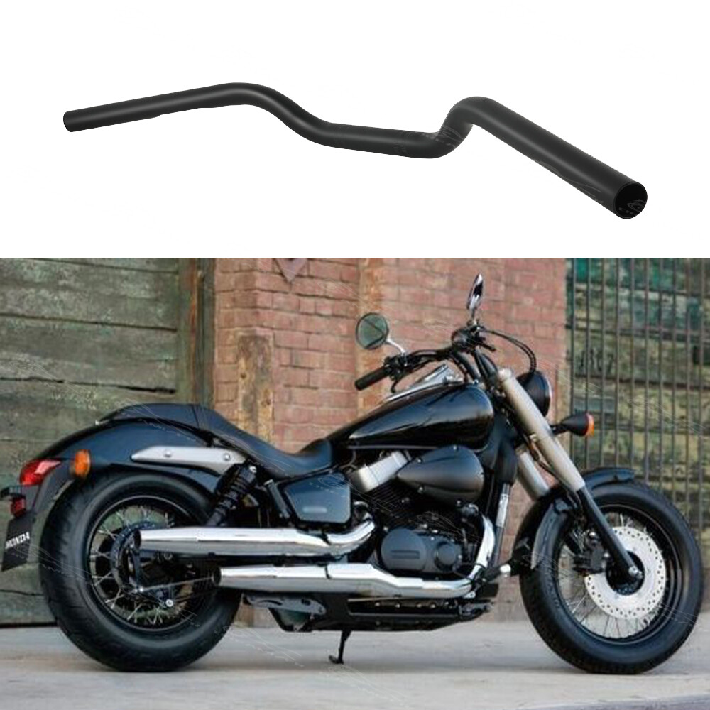 Motorcycle 1" 25mm Handlebars Drag Bars For Honda Shadow Spirit VT 750 ...