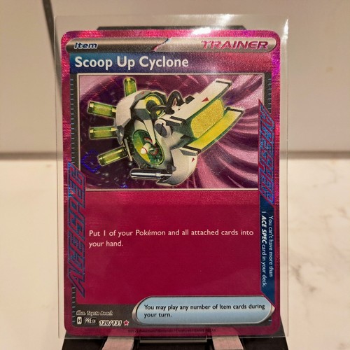 Scoop Up Cyclone 128/131 Prismatic Evolutions - Pokemon TCG | eBay