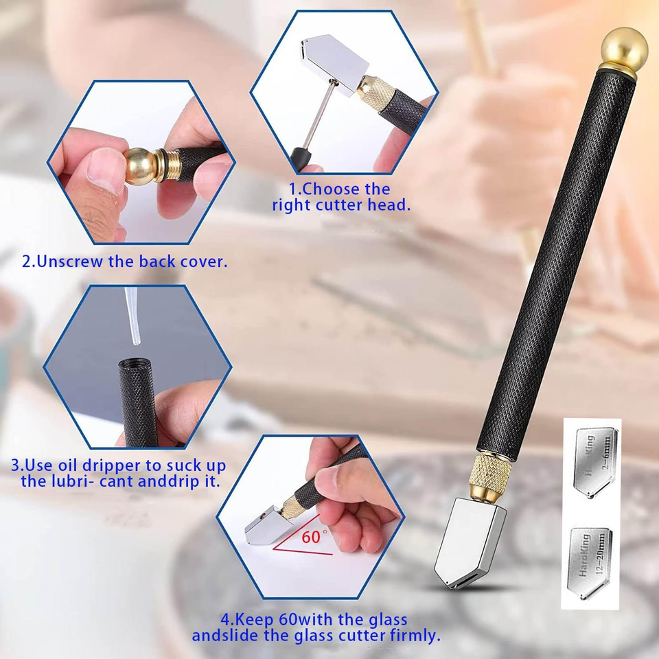 Glass Cutters Tools Set Glass Cutting Tool Kit Glass Cutter Glass ...