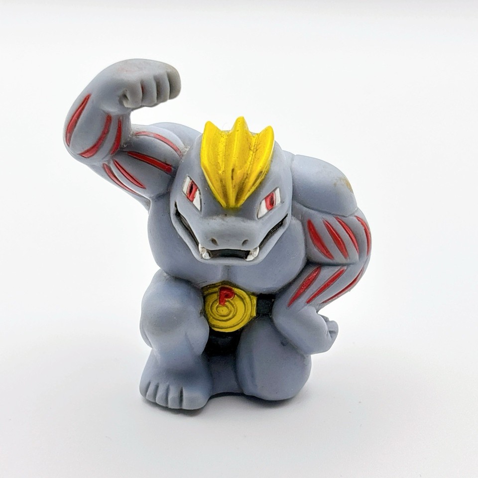 Pokemon Machoke Soft Vinyl Mini Figure Japan Nintendo Exclusive Anime ...