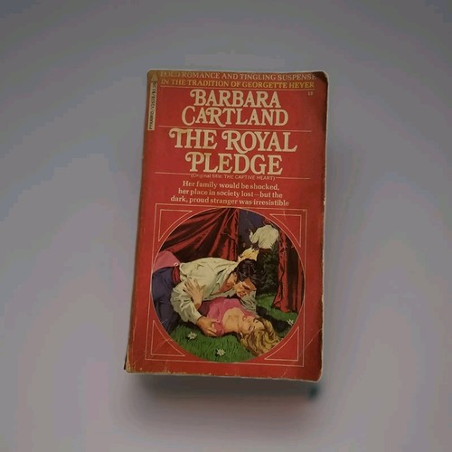 The Royal Pledge By Barbara Cartland 1974 Pyramid Romance Paperback ...