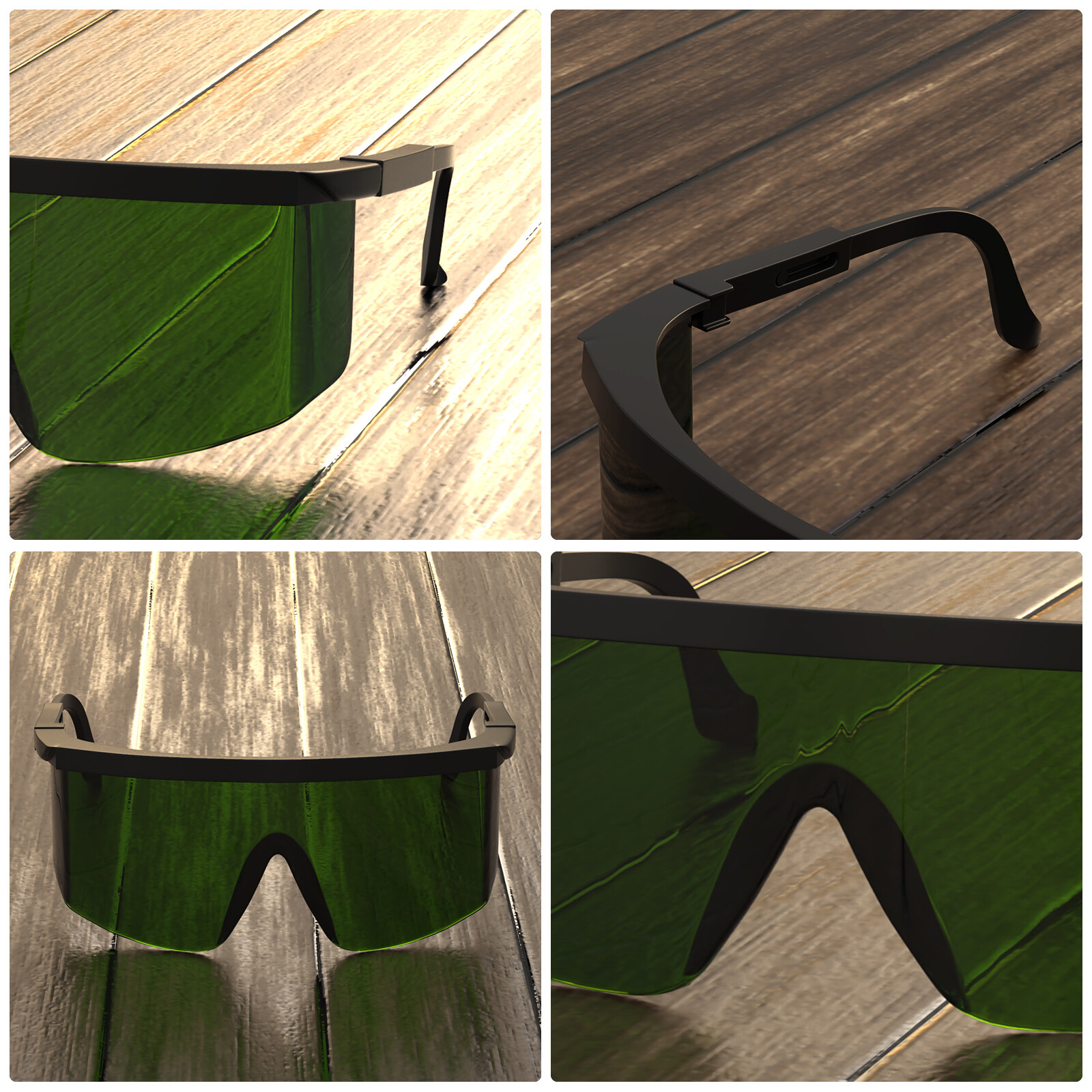 Laser Safety Goggles LED Light Eyes Protection Glasses Red Light ...