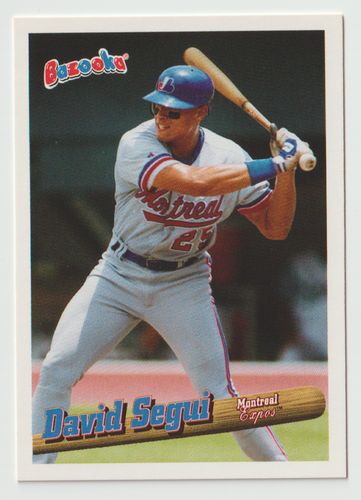 1996 Topps Bazooka Baseball #110 David Segui - Montreal Expos | eBay