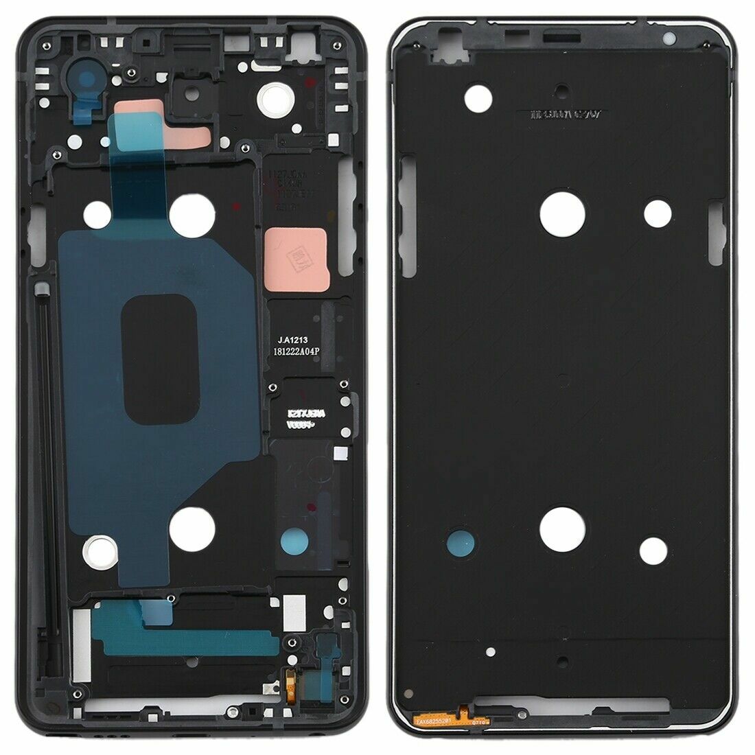 LG Stylo 4 Q710 LCD Mid Cover Frame Bezel Plate Front Housing Black | eBay