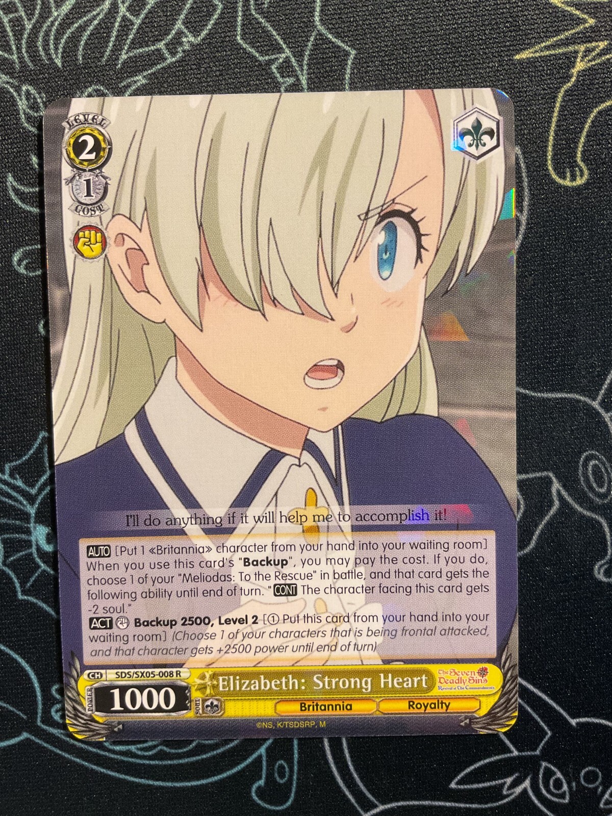 Weiss Seven Deadly Sins 2 Elizabeth: Strong Heart SDS/SX05-008 R | eBay