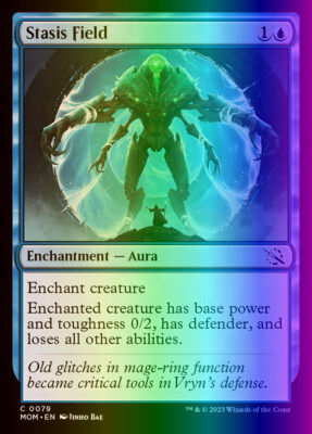 MTG Magic the Gathering Stasis Field (79/548) March of the Machine LP ...