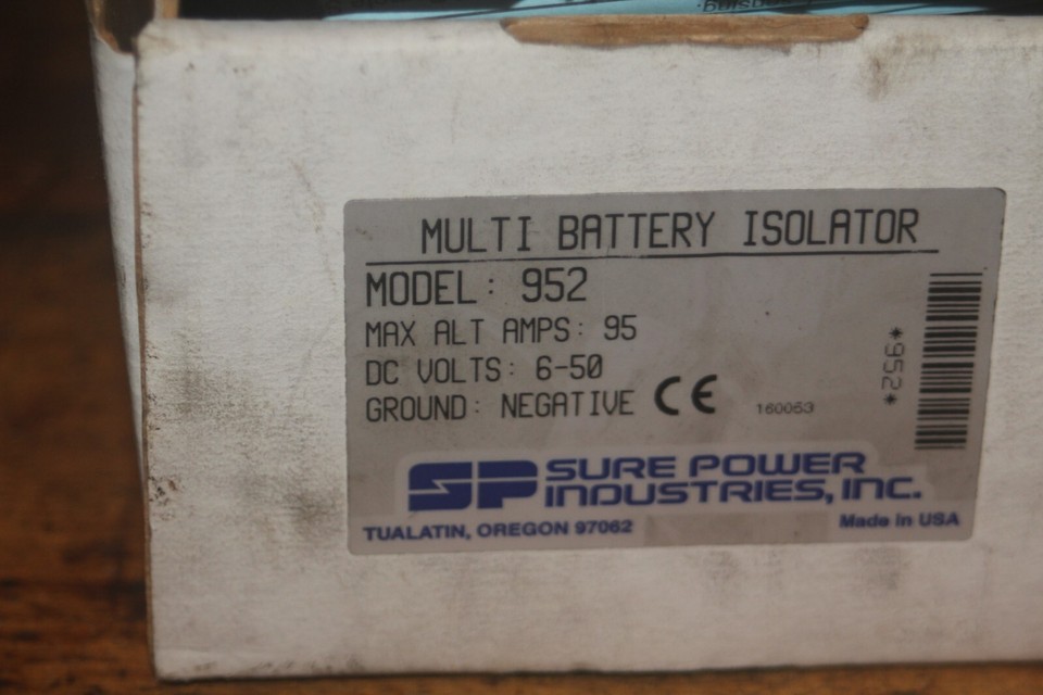 Eaton Sure Power Industries Multi Battery Isolator 952 | eBay