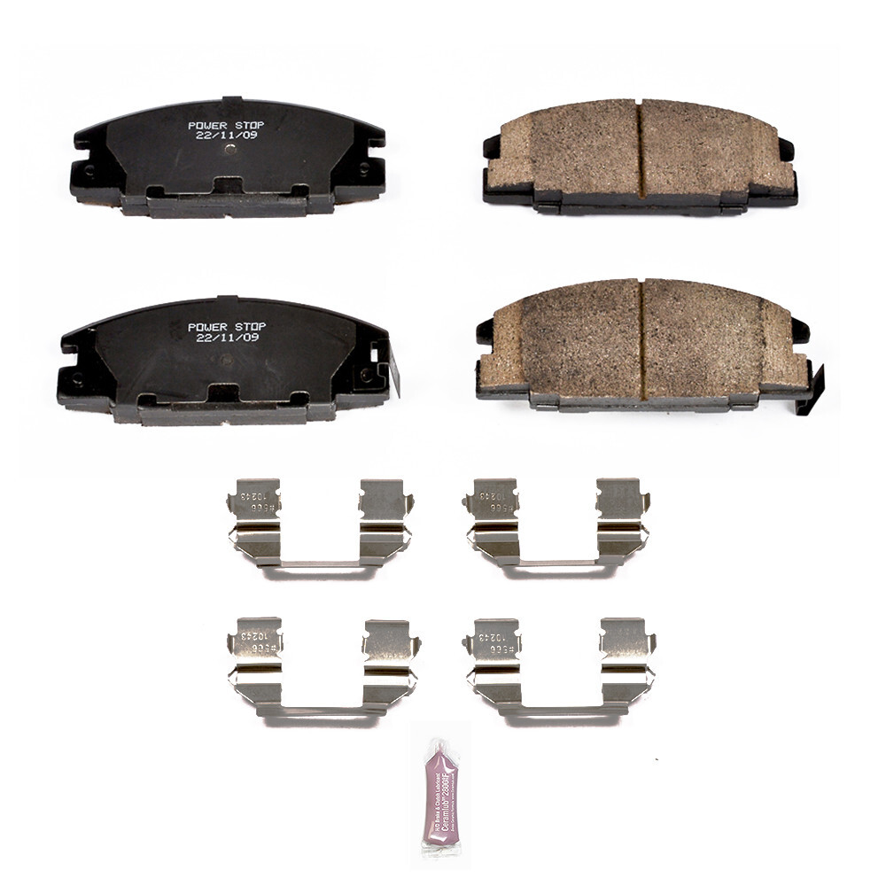 Disc Brake Pad Set-Z17 Evolution Plus Disc Brake Pad and Hardware Kit ...
