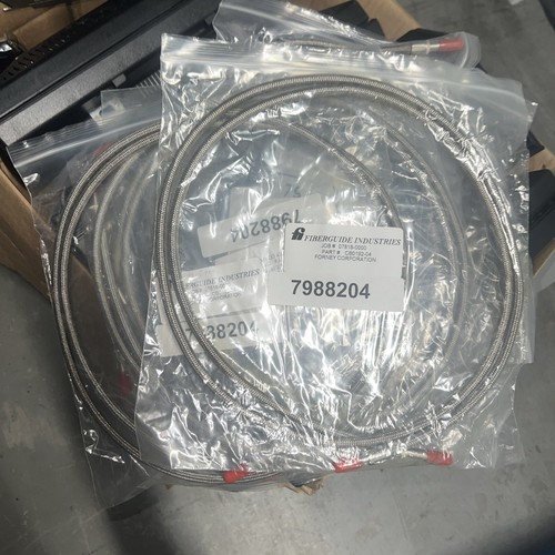7 X NEW FIBERGUIDE INDUSTRIES CB0192-04 FIBER OPTIC CABLE ASSEMBLY ...