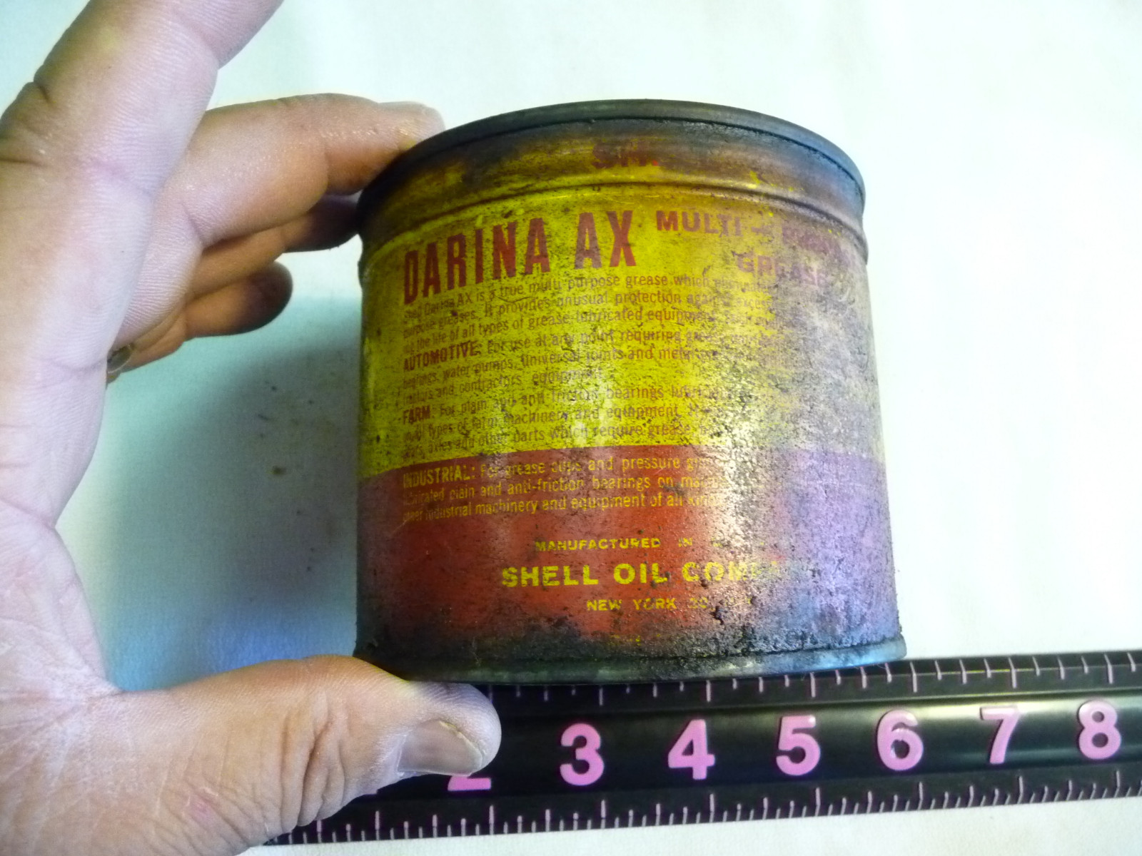 Old Shell Darina AX Multi Purpose Grease Full Unopened Can-- Gas ...