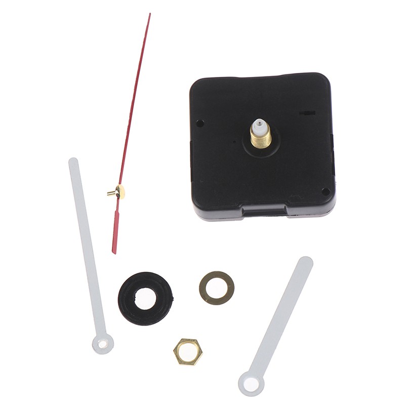 DIY Silent Classic sliver Quartz Watch Wall Clock Movement Mechanism ...