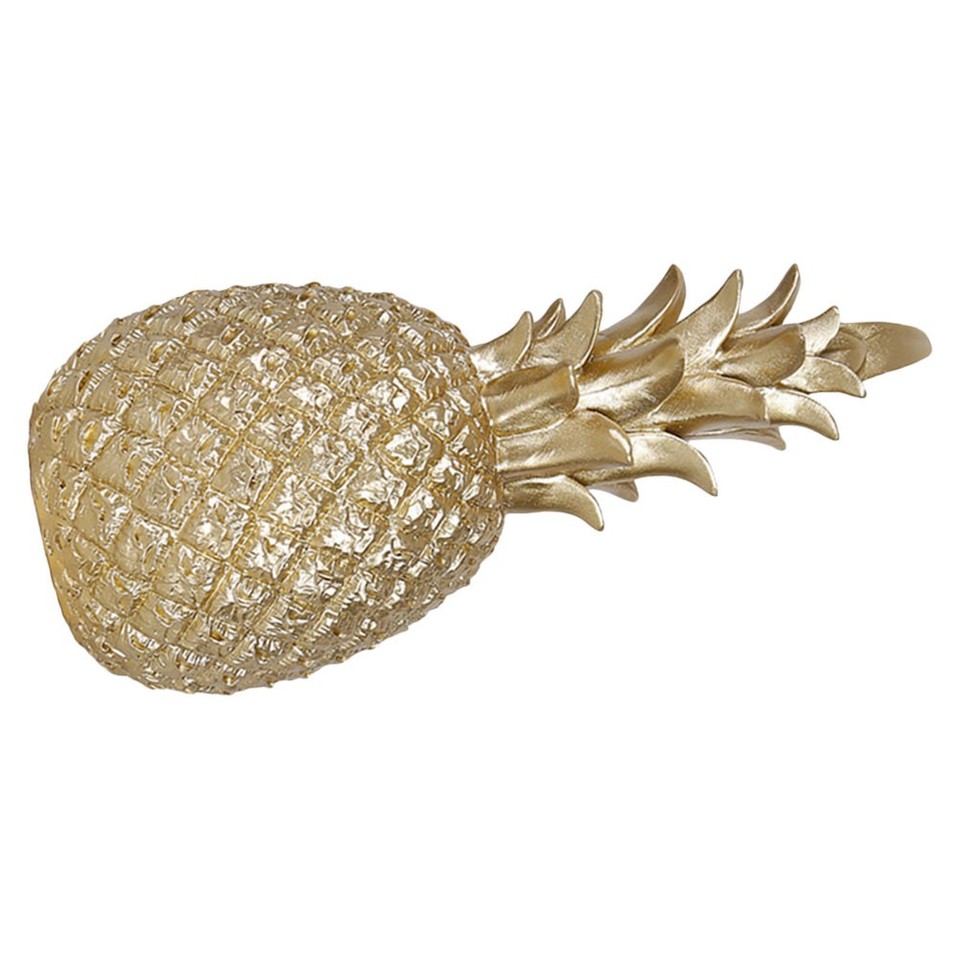 Mini Resin Fruit Pineapple Statues Artificial Figurine Decoration ...