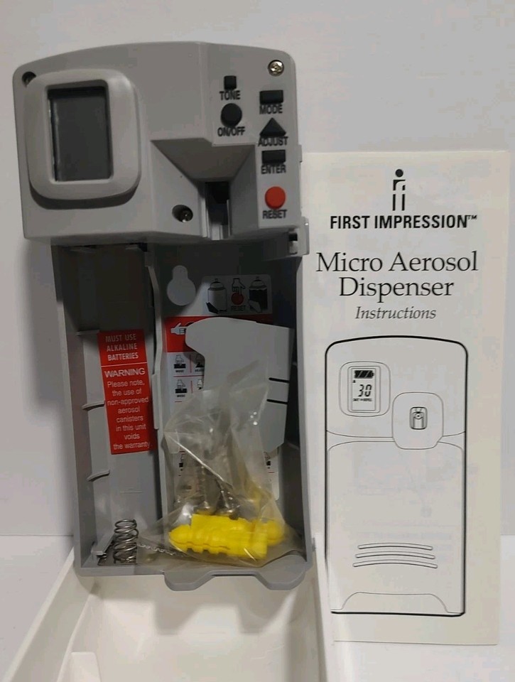NEW Ecolab First Impression Micro Aerosol Air Freshener Dispenser | eBay