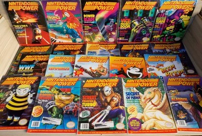 20 Early Nintendo Power Magazines, 1988-1993, Vol 3 - 55, Mixed Lot ...