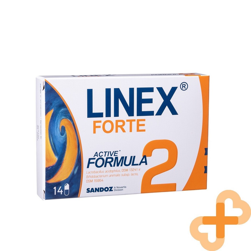 LINEX FORTE 14 Gastric Juice Resistant Capsules Lacto Bifido Bacteria ...