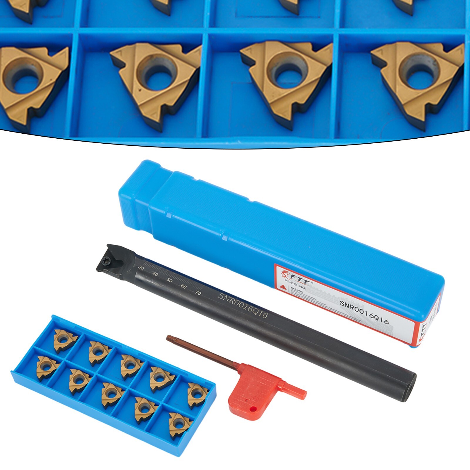 Long lasting 16mm CNC Lathe Internal Threading Turning Tool SNR0016Q16 ...