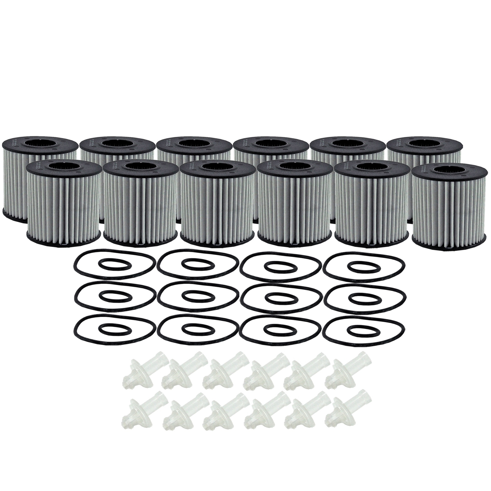 Wix XP Set of 12 Engine Motor Oil Filters (Metal Free) For Lexus Scion ...